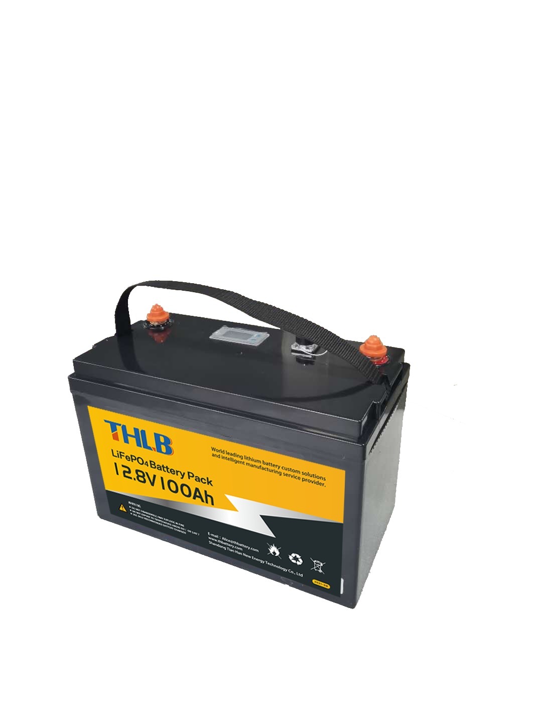 Black 12V 150Ah Battery LiFePO4 Battery Pack 1500 Cycles For UPS E Bike ...